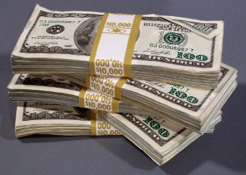 Aged, Used, Distressed, and Worn Prop Movie Money